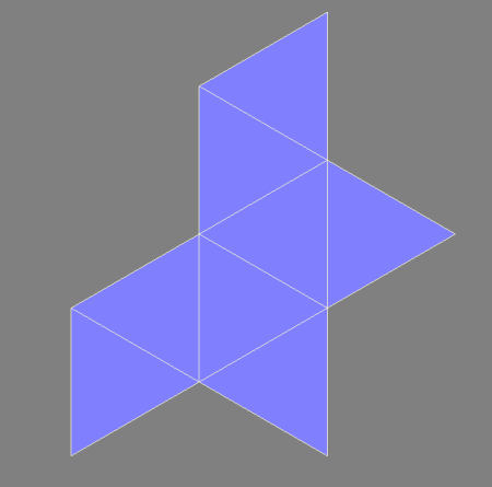 Figura 4: Octaedro planificado