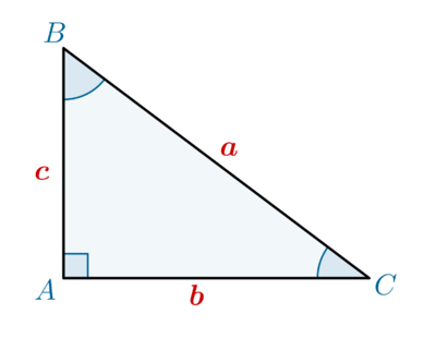 Figura 1 - Triângulo retângulo