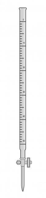 Figura 1 - Representação esquemática de uma bureta.
